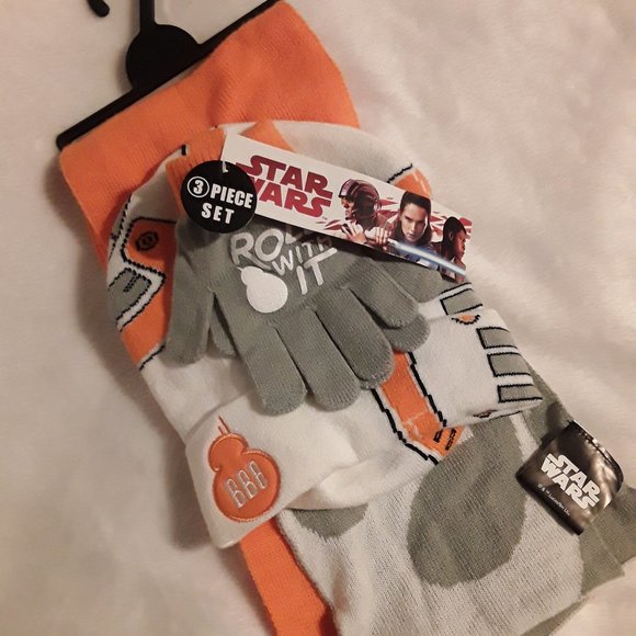 Disney | Matching Sets | Disneys Star Wars Bb8 Childrens 3 Piece Glove ...